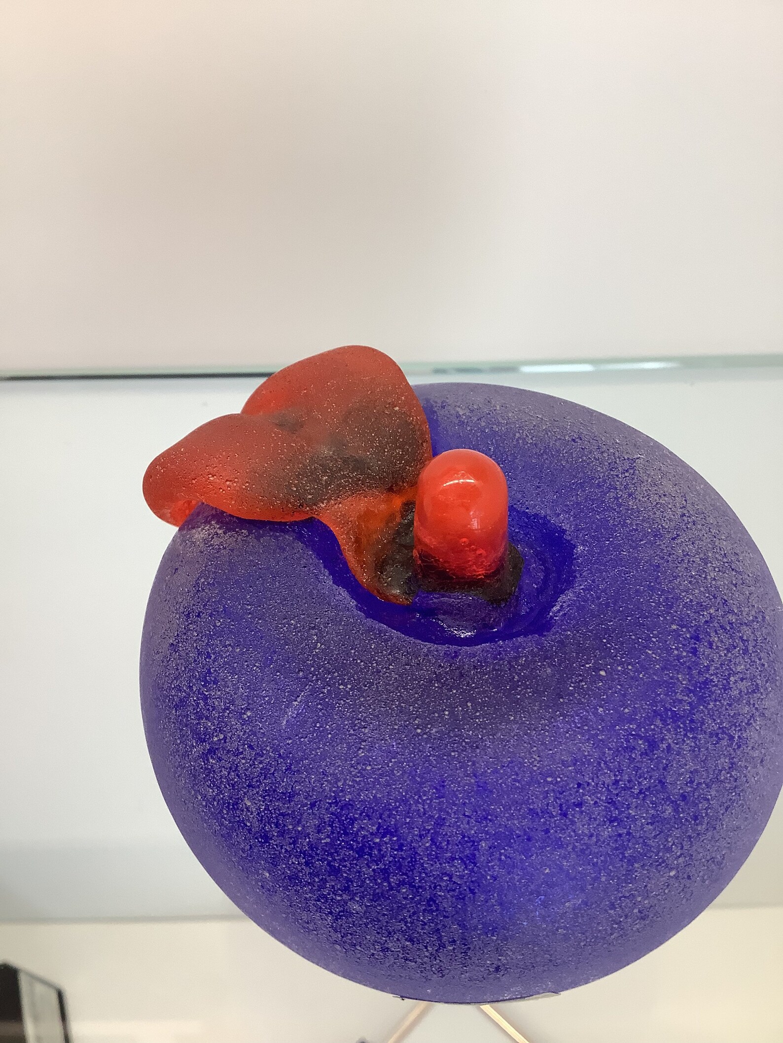 Franco Moretti Murano Scavo Apple Figure - Etsy