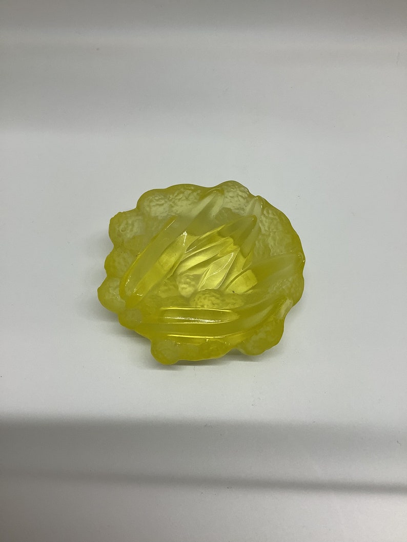 Signed Daum France Mimosa Mini Bowl - Etsy