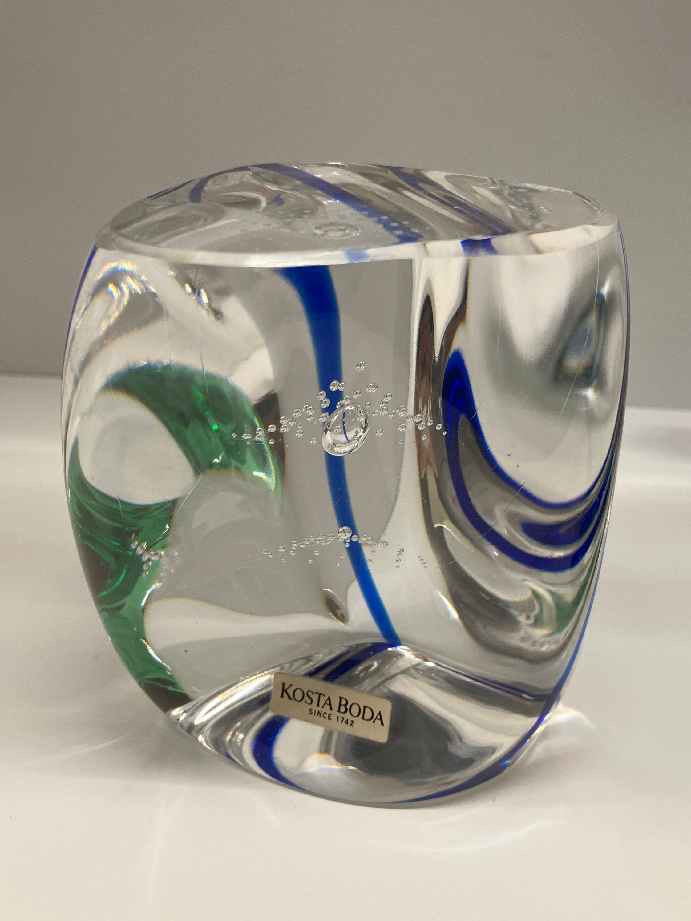 Kosta Boda Paperweight 70s, Vintage Göran Wärff - Etsy