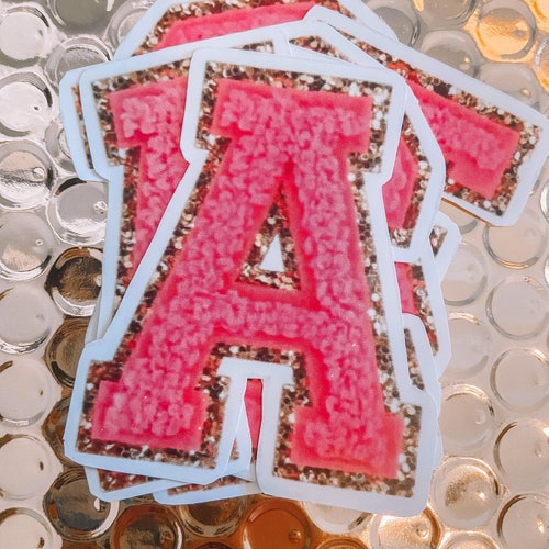 PREPPY LETTER STICKERS - Etsy