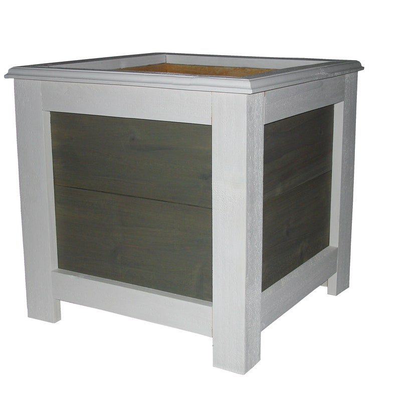 Square Cedar Planter Box - Etsy