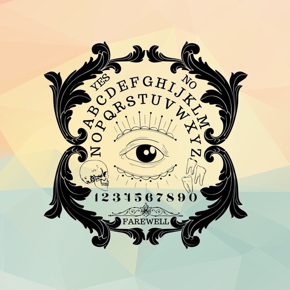 Ouija Board Wood Laser Cut File Ouija Board Svg Ouija Board Digital