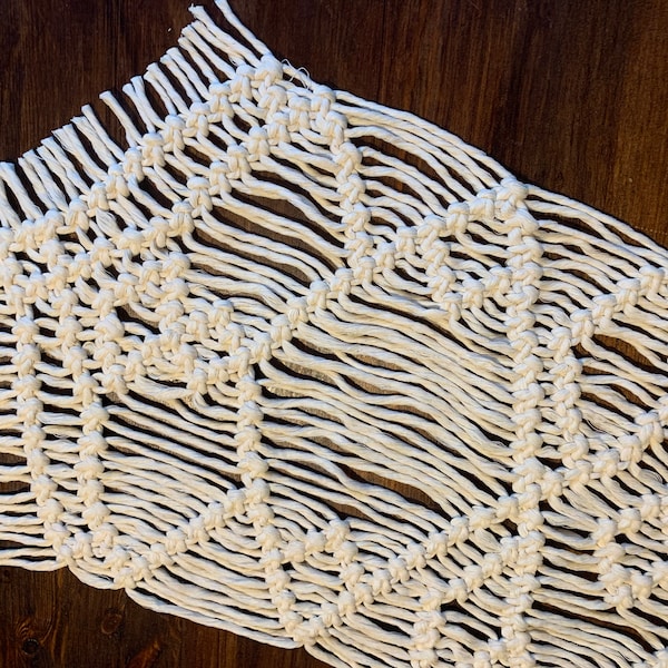 Macrame Runner - Etsy UK