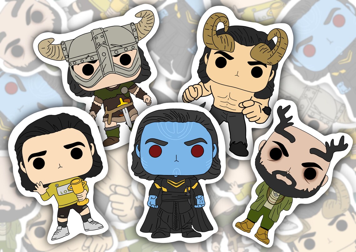 Loki Sticker Pack Variant Loki Sticker Pack | Etsy