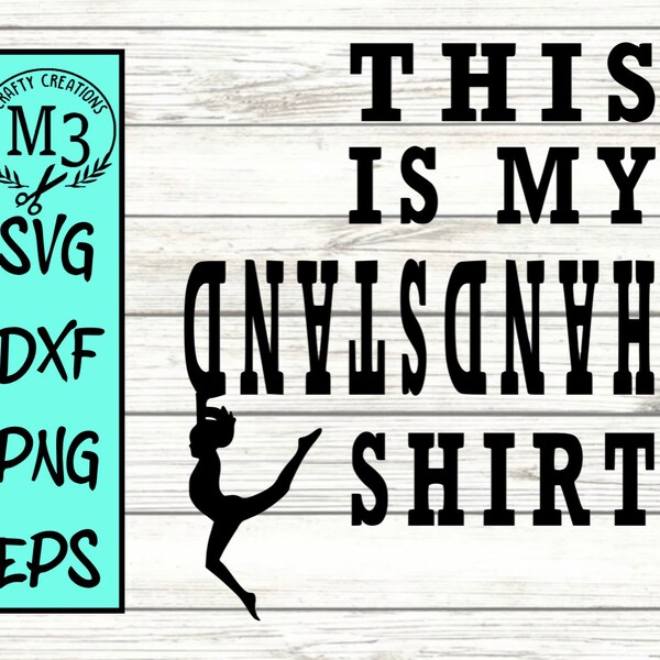 Gymnastics Handstand Svg - Etsy