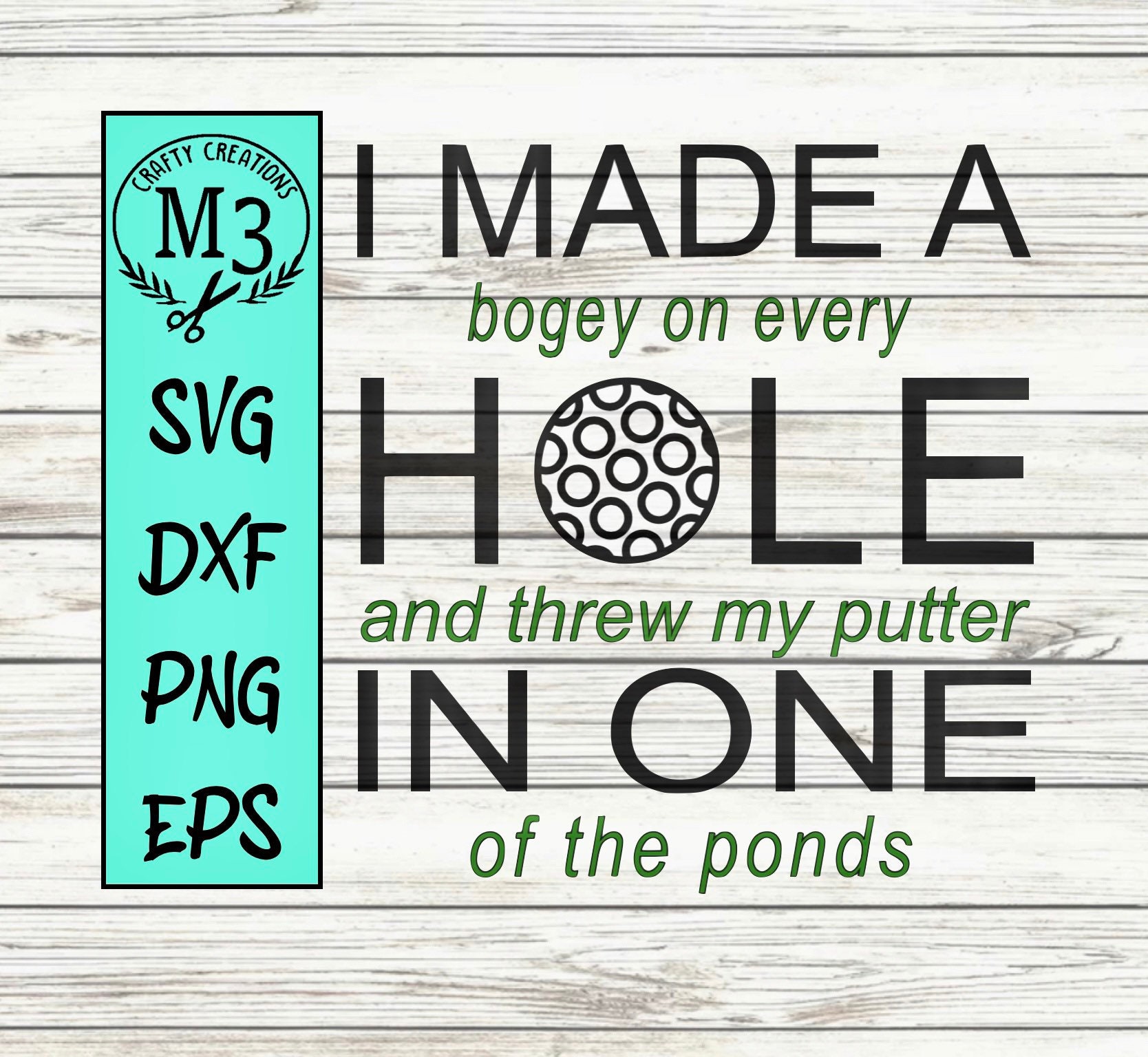 Hole in One Svg Golf Svg Golfing Svg Funny Golf Shirt Svg - Etsy UK
