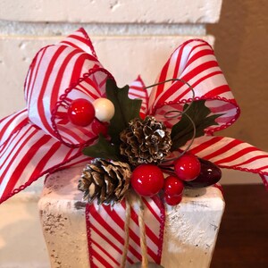 Wooden Candy Cane Gift Boxes, Rustic, Wooden, Farmhouse, Gift Boxes ...