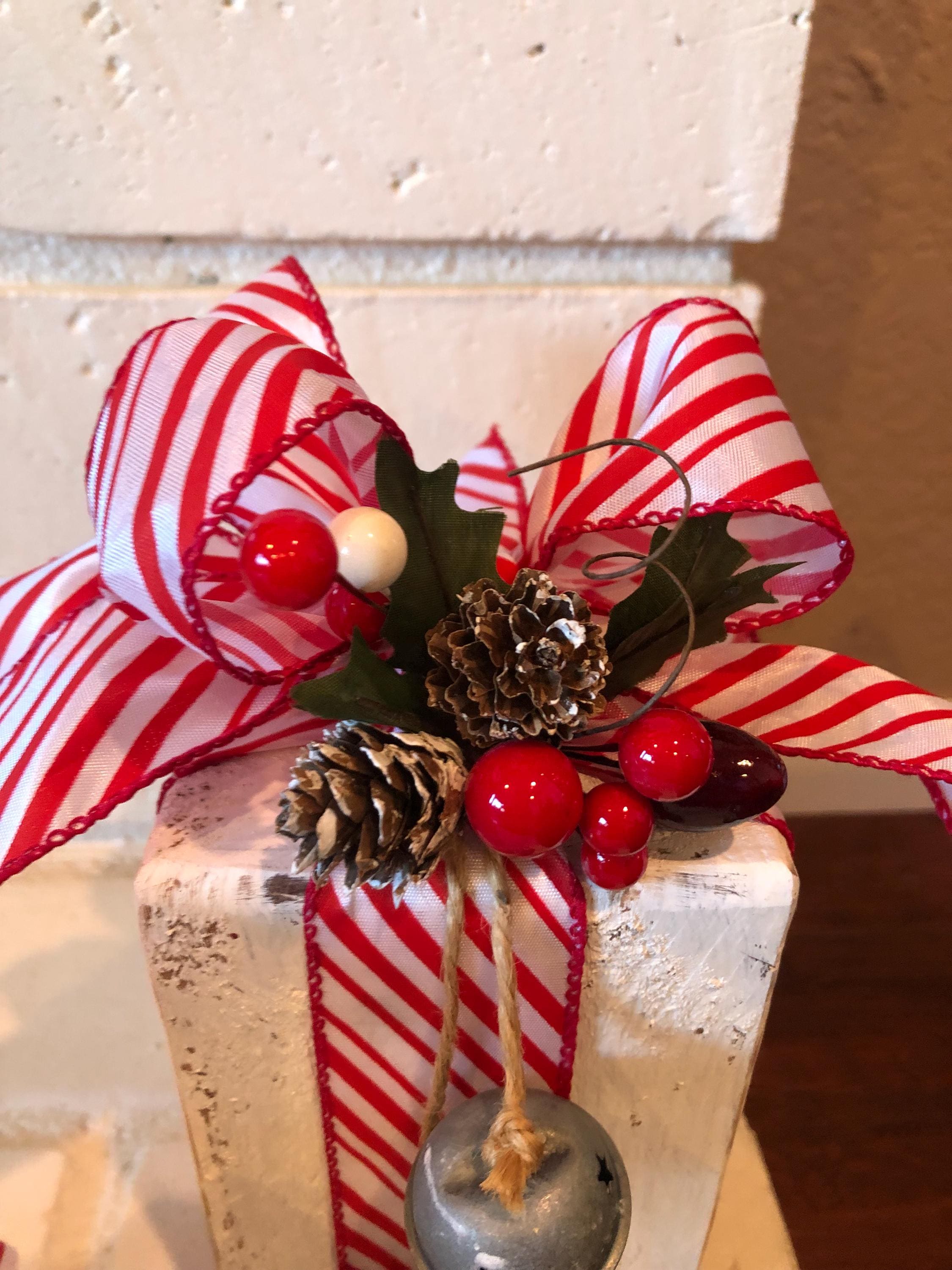 Wooden Candy Cane Gift Boxes, Rustic, Wooden, Farmhouse, Gift Boxes ...