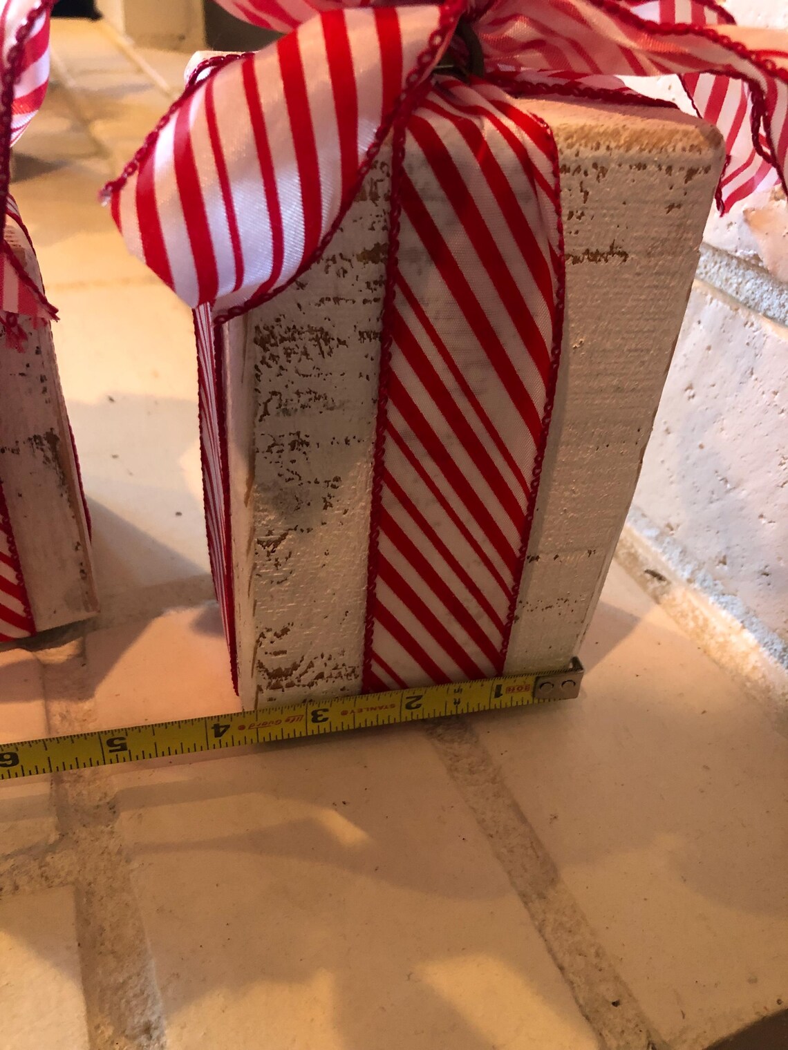 Wooden Candy Cane Gift Boxes, Rustic, Wooden, Farmhouse, Gift Boxes ...