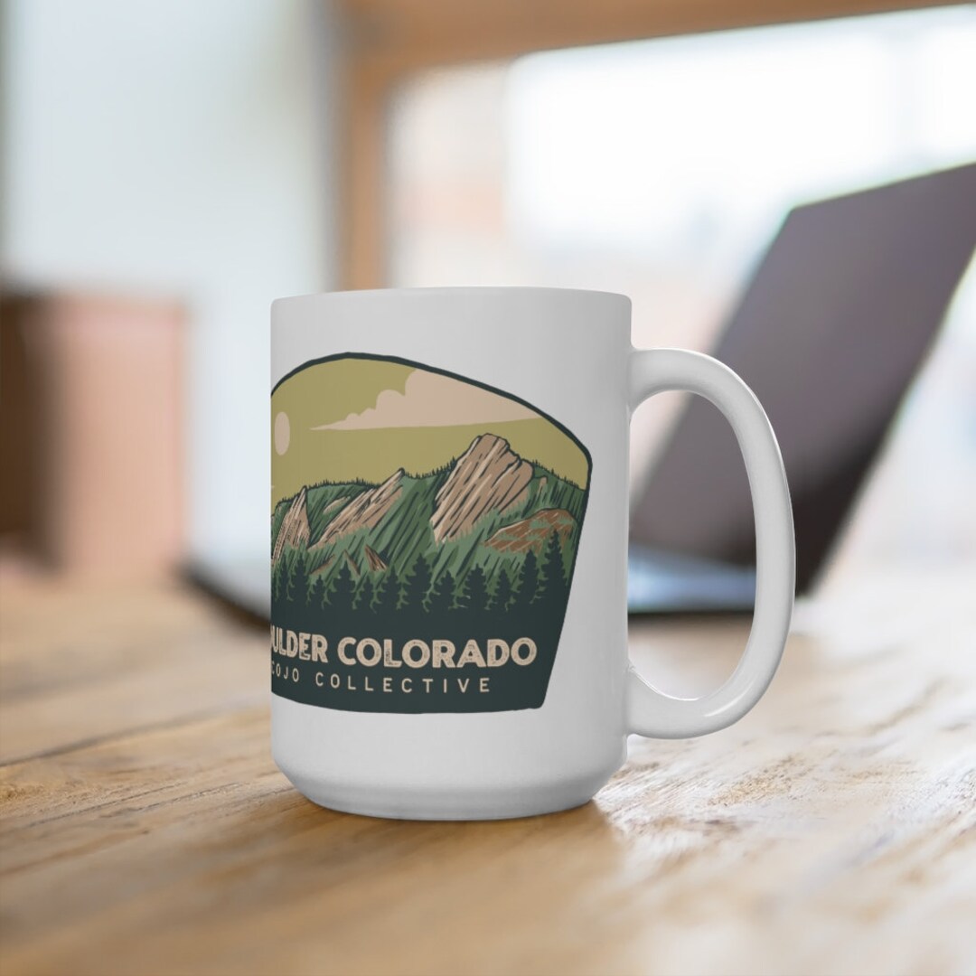 Boulder Colorado Flatirons Coffee Mug Cojo Sigil Collection - Etsy