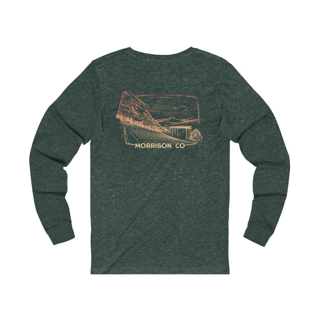 Morrison Colorado Red Rocks Amphitheatre Long Sleeve Shirt - Cojo ...