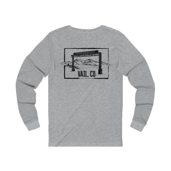 Vail Colorado Legendary Back Bowls Long Sleeve Shirt Cojo - Etsy