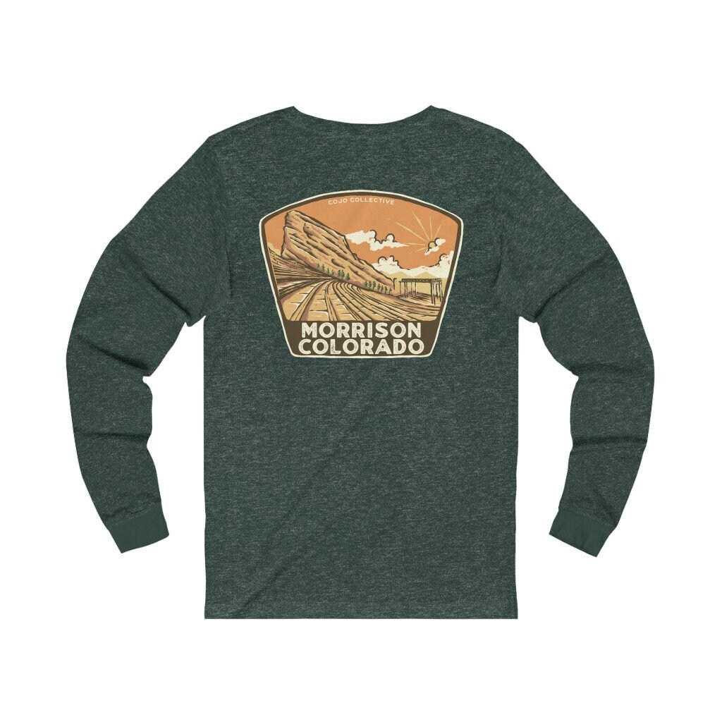 Morrison Colorado Red Rocks Amphitheater Long Sleeve Shirt - Etsy