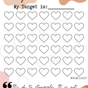 Weight Loss Tracker, Keep Your Motivation Going With a Visual Weight ...