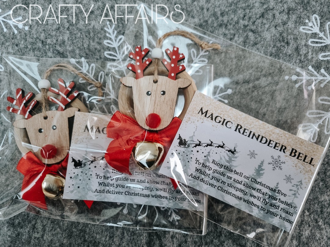 Magic Reindeer Bell Christmas Eve Magic Bell to Guide - Etsy