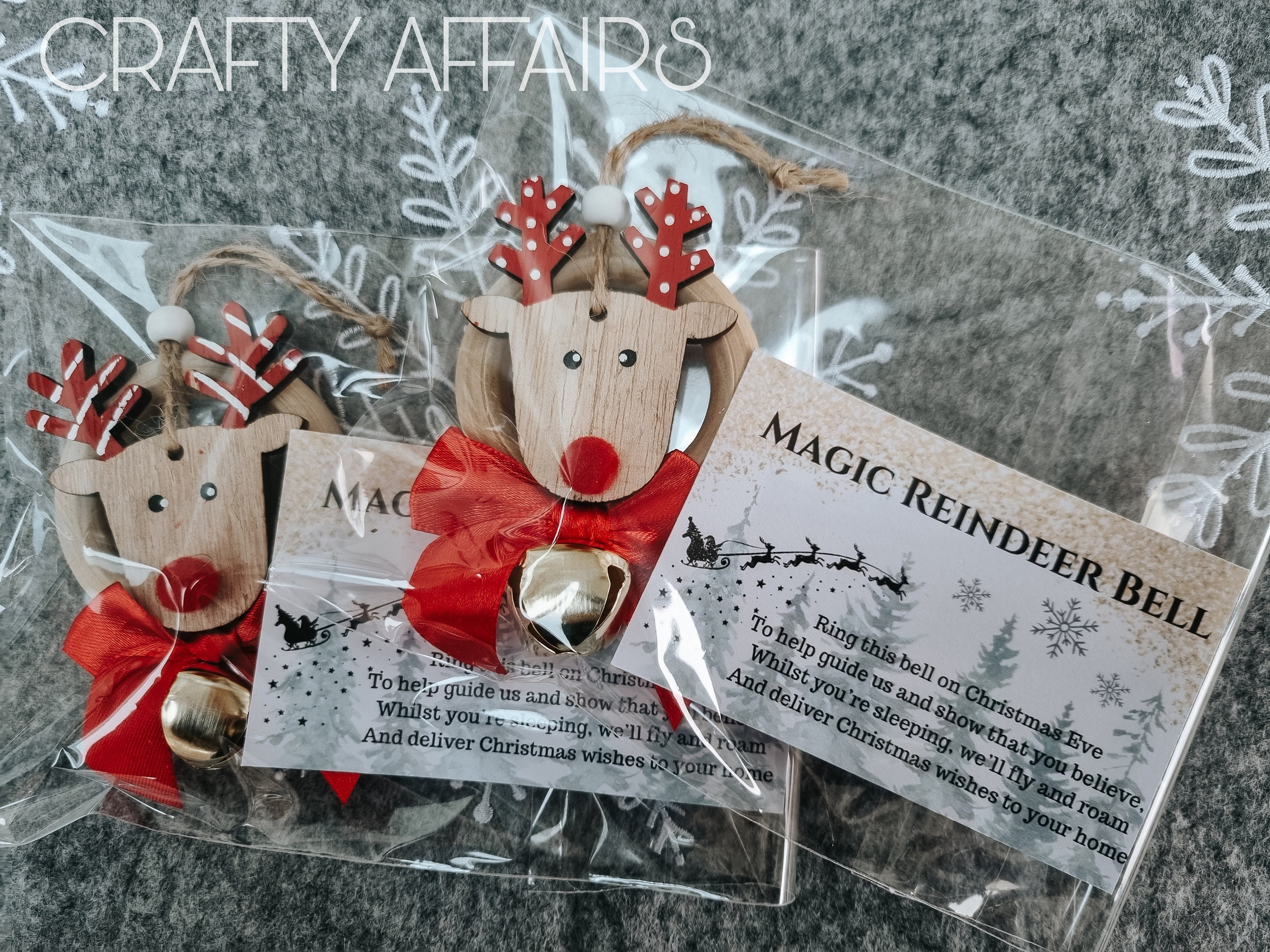 Magic Reindeer Bell Christmas Eve Magic Bell to Guide - Etsy