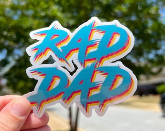 Rad Dad Stickers - Etsy