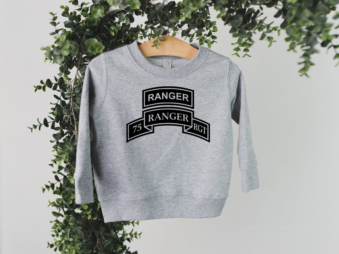 75th Ranger Regiment Kids Sweatshirt - Toddler Army Ranger Sweatshirt ...