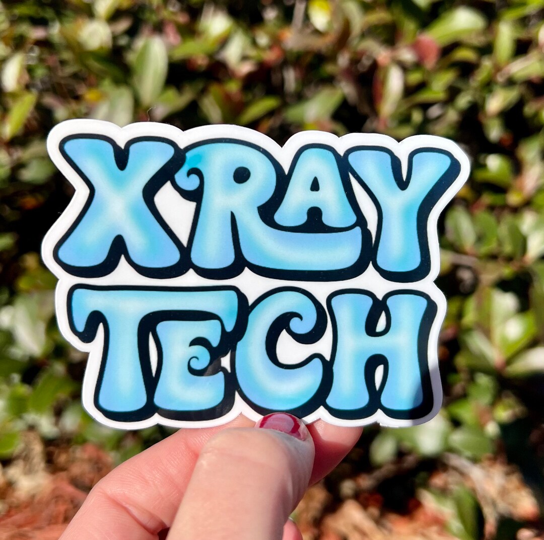 X-RAY Tech Sticker - XRAY Stickers - Waterproof Sticker - Radiology ...