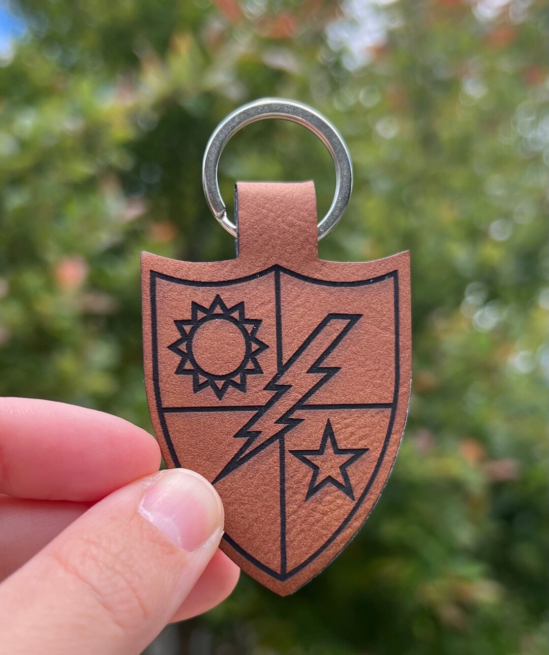 Ranger DUI Keychain - Leather Ranger Keychain - Etsy
