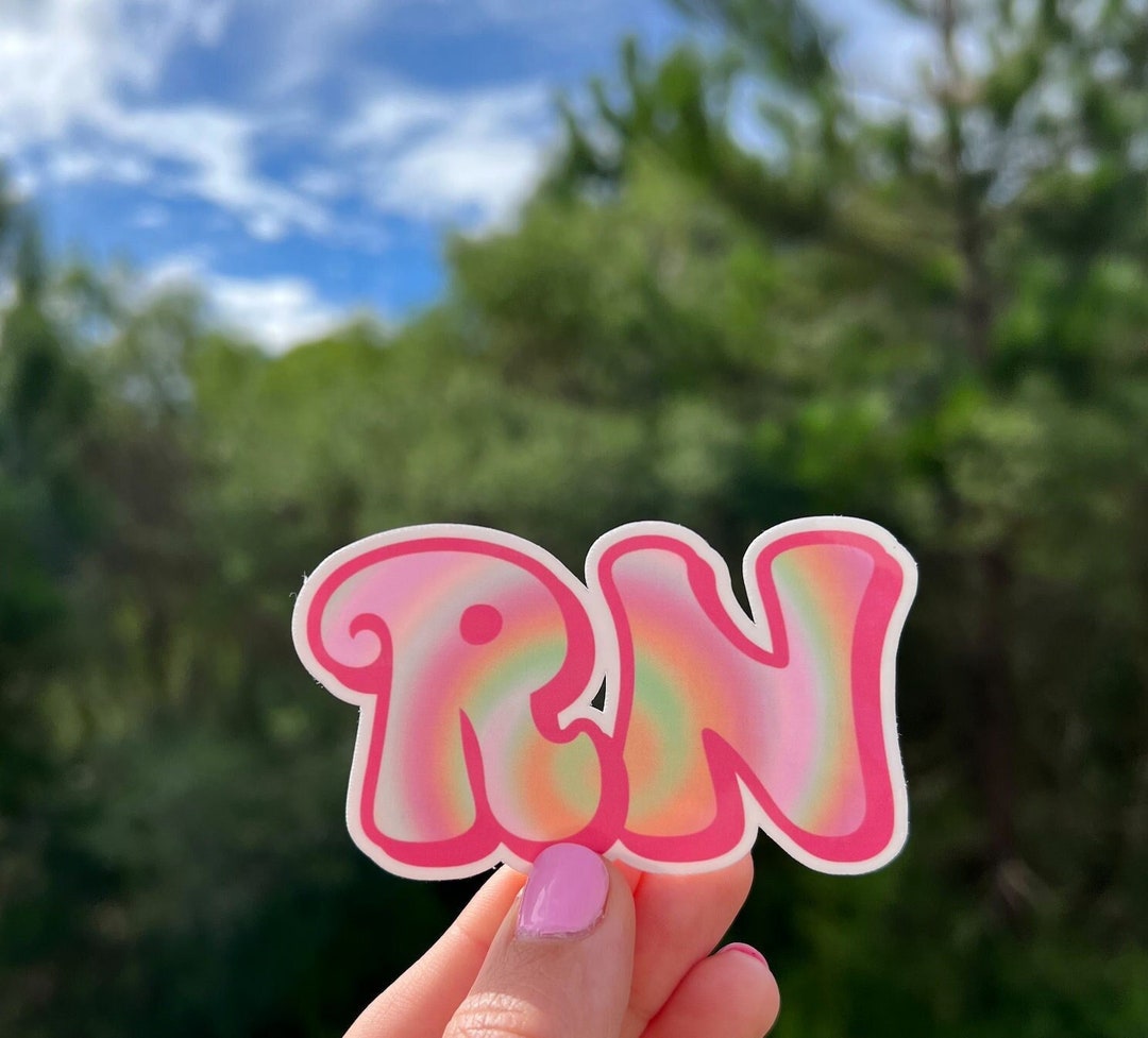 RN Sticker - Waterproof RN Sticker - Waterproof Nurse Sticker - Nurse ...