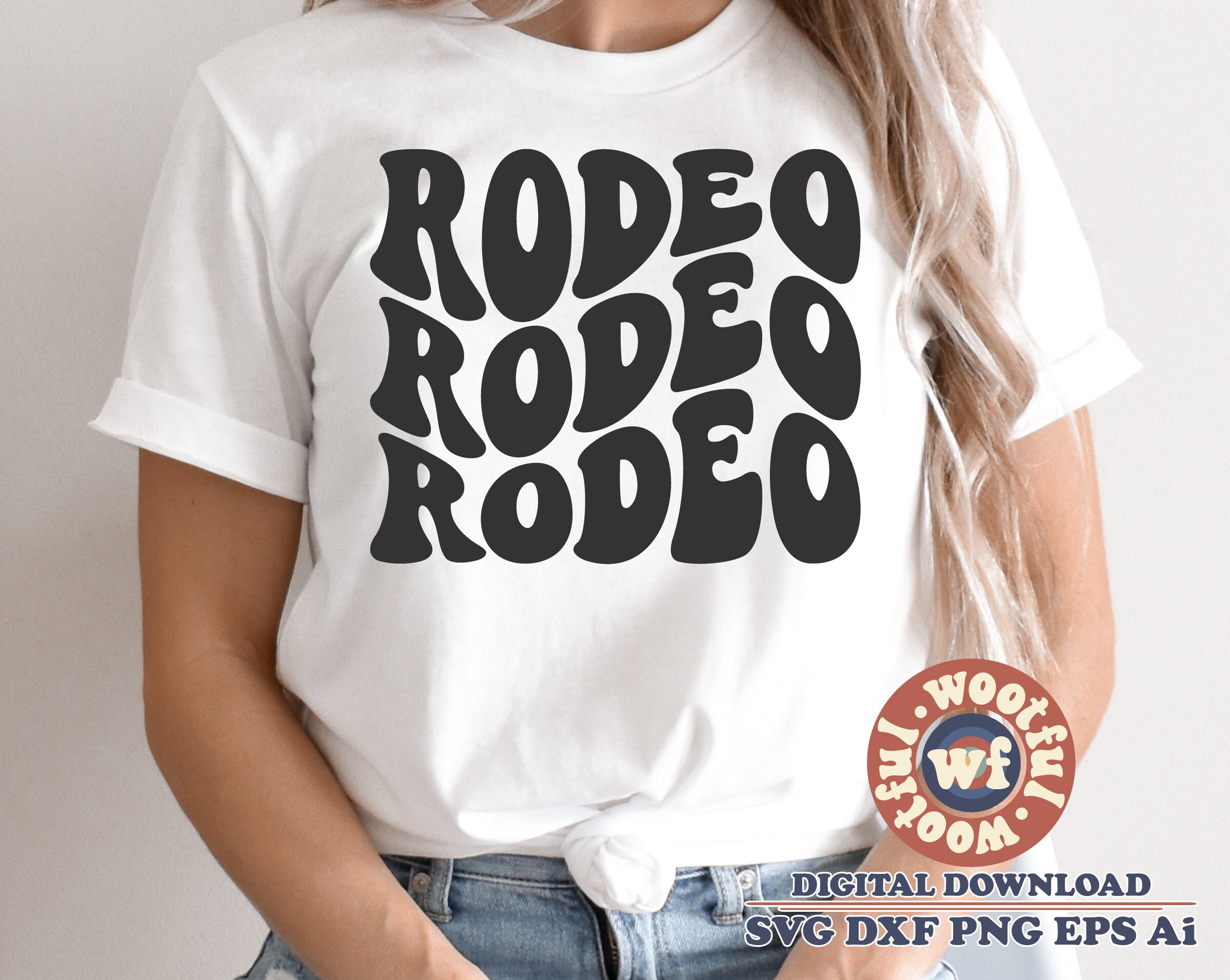 Rodeo Svg, Wavy Stacked Svg, Rodeo Fan Svg, Rodeo Life Svg, Cowgirl Svg ...