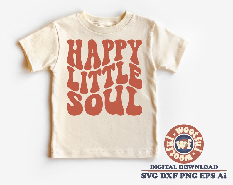 Happy Little Soul SVG, Boho Wavy Font (digital Download) - Etsy