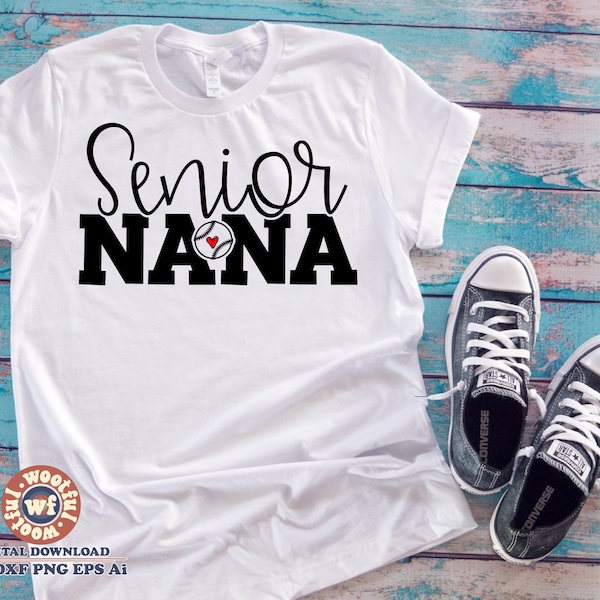 Senior Softball Nana Svg - Etsy