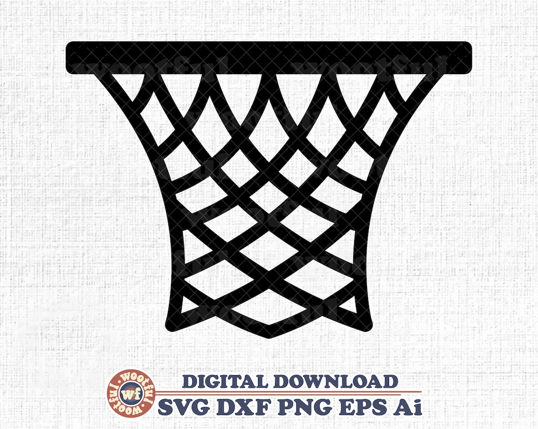 Basketball Hoop Svg, Basketball Net Svg, Basketball Svg, Basketball Fan ...