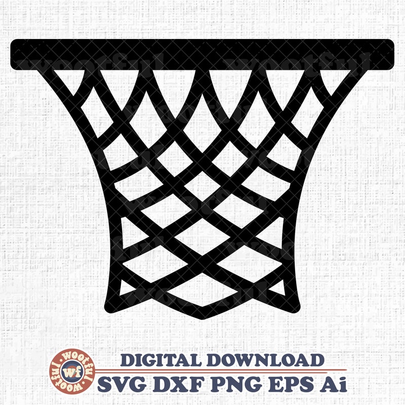 Basketball Net Svg - Etsy