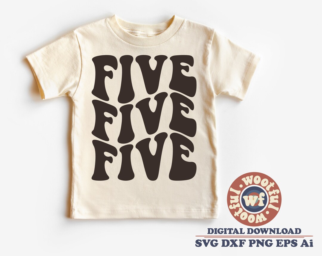 Five Svg, Boys Birthday Svg, Girls Birthday Svg, I Am 5 Svg, 5th ...