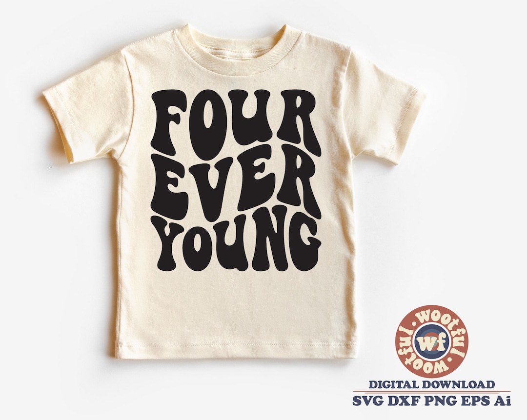 Four Ever Young Svg, 4th Birthday Svg, It's My Birthday Svg, Birthday ...
