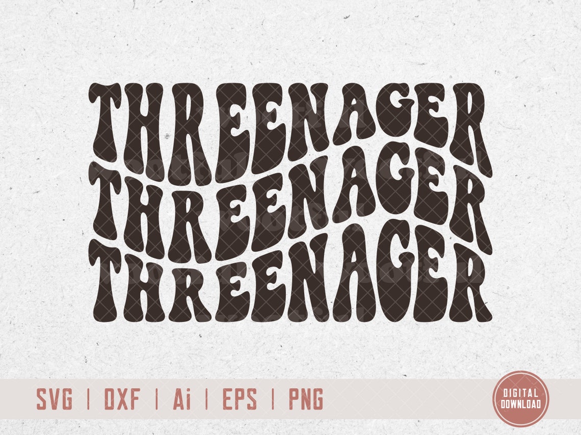 Threenager Svg Three Svg Boys Birthday Svg I Am 3 Svg 3rd - Etsy