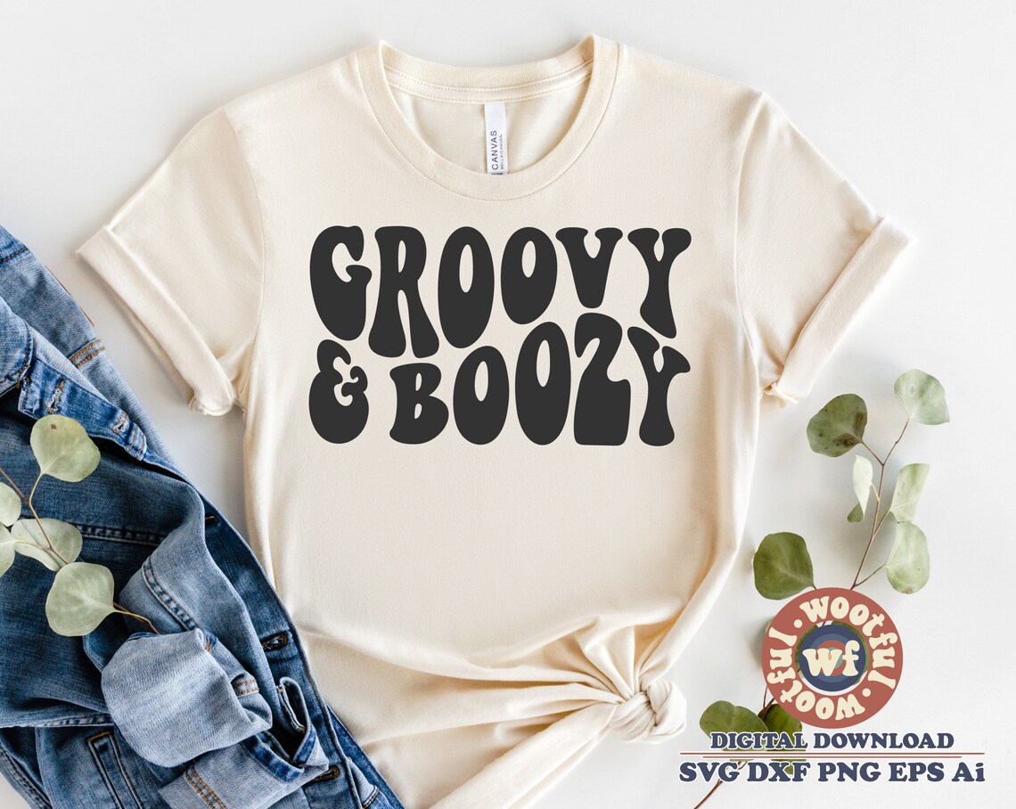 Groovy & Boozy Svg Bride Svg Wedding Svg Bridesmaid Svg - Etsy