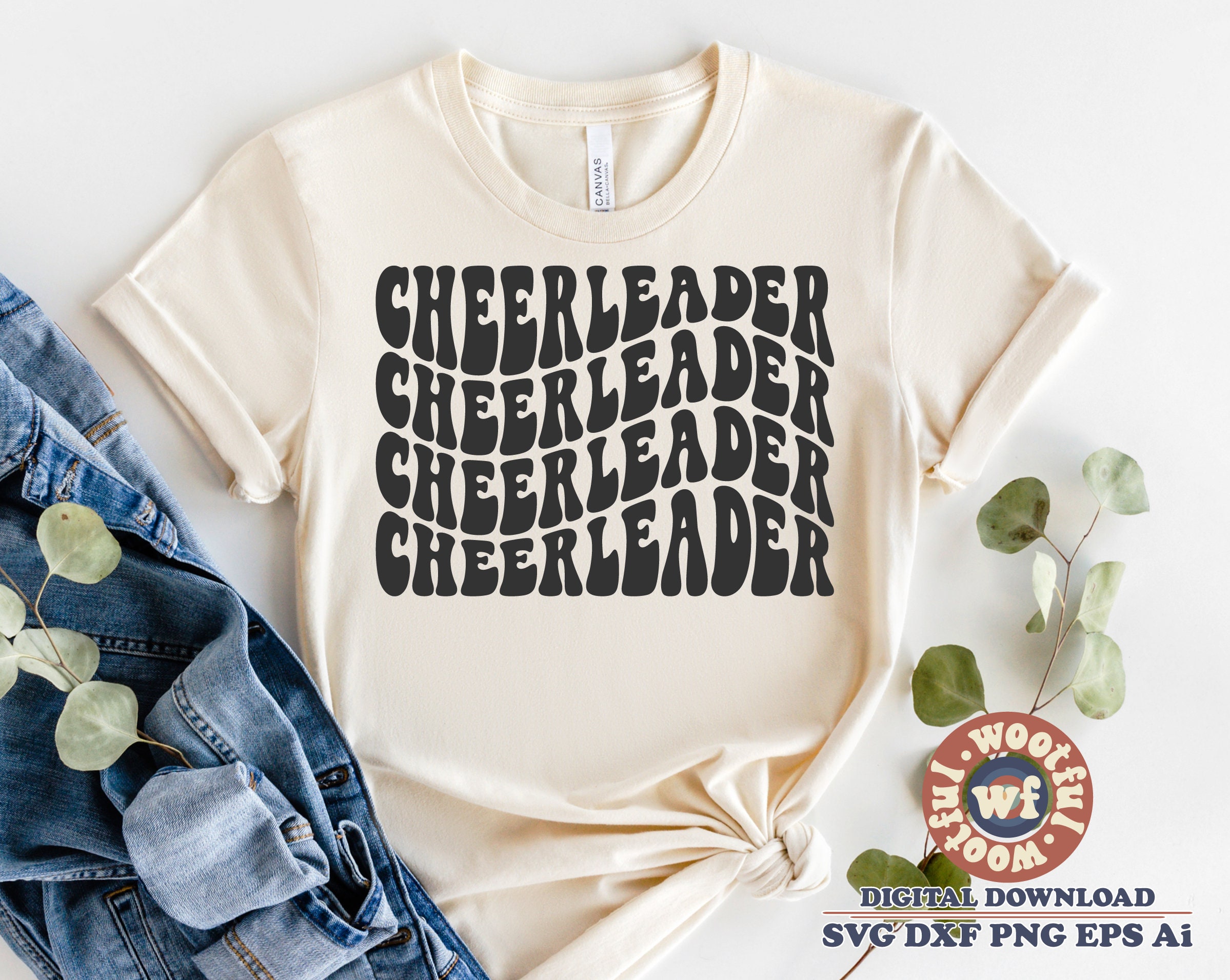 Cheerleader Svg Cheer Vibes Svg Wavy Letters Svg Cheer Mom - Etsy