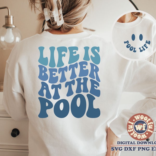 Life is Better at the Pool Svg - Etsy