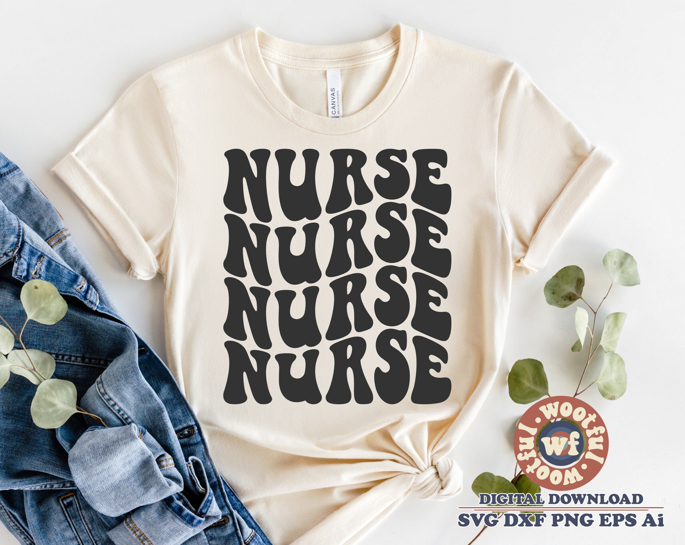 Nurse Svg Nurse Vibes Svg Nursing Svg Nurse Life Svg Wavy - Etsy