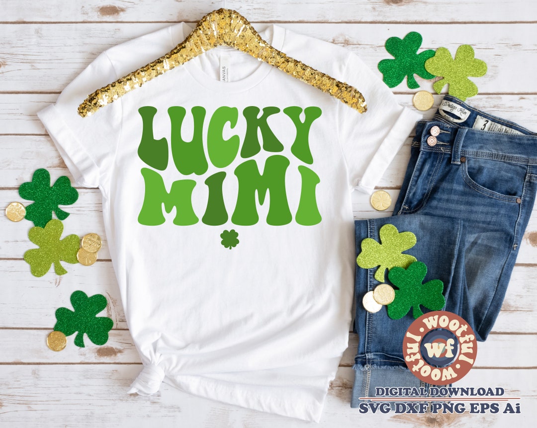 Lucky Mimi svg, Dia de São Patrício svg, Irlandês svg, Dia de São Paddy ...