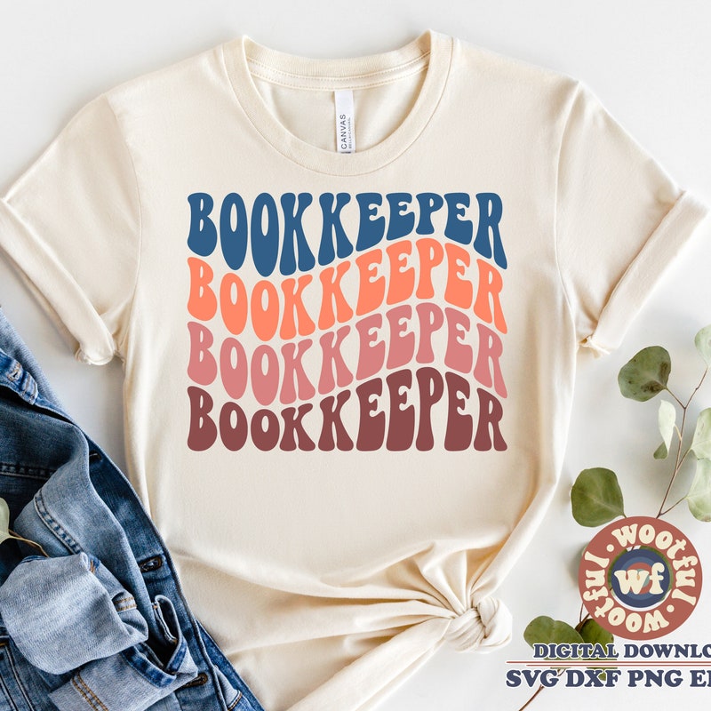 Bookkeeper Svg - Etsy