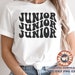 Junior Svg, Wavy Stacked Svg, Junior Class Svg, Back to School Svg ...