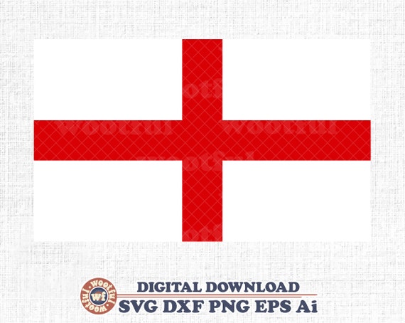 England Flag svg English Flag svg United Kingom svg Britain | Etsy