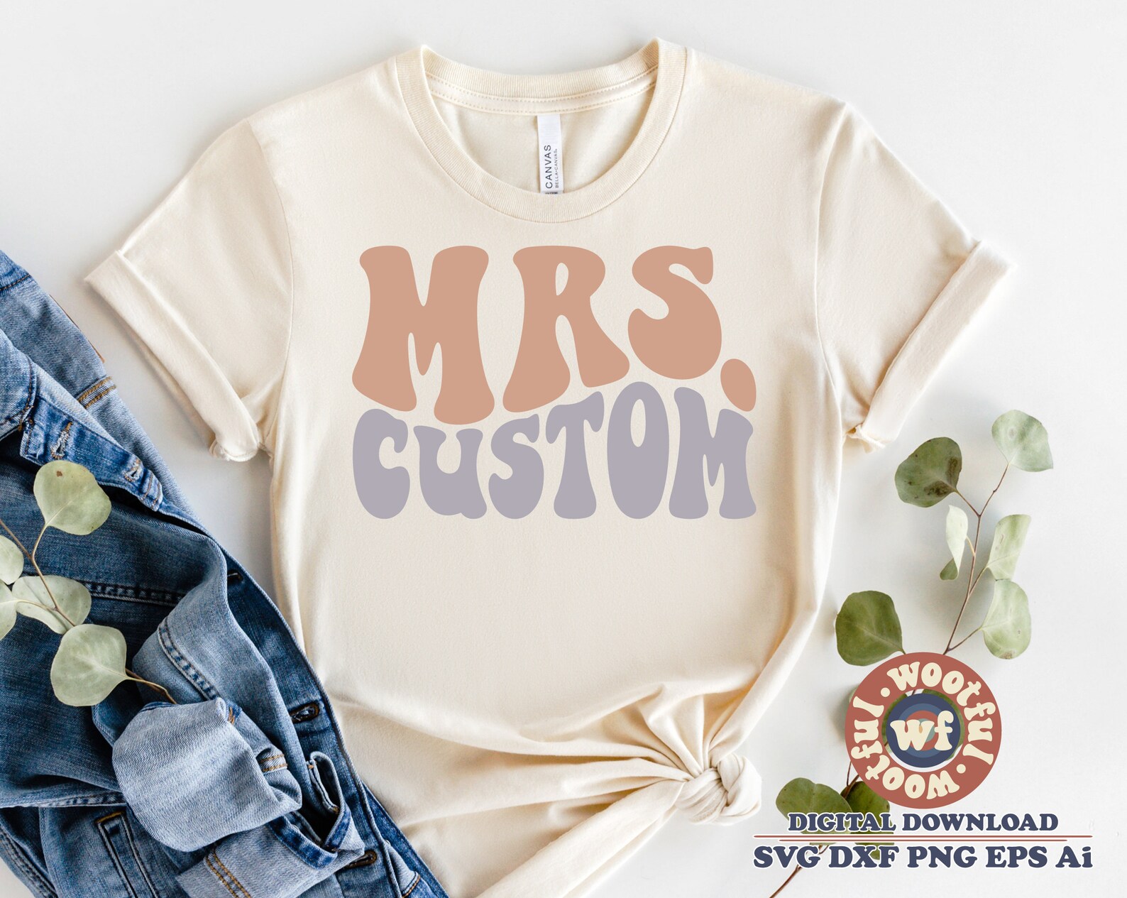 Mrs. Custom Wavy Letters SVG, Wedding, Teacher (digital Download) - Etsy UK