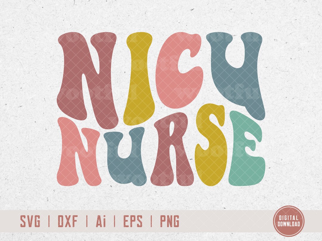 NICU Nurse Svg, Nurse Svg, Nursing Svg, Neonatal Nurse Svg, Wavy ...