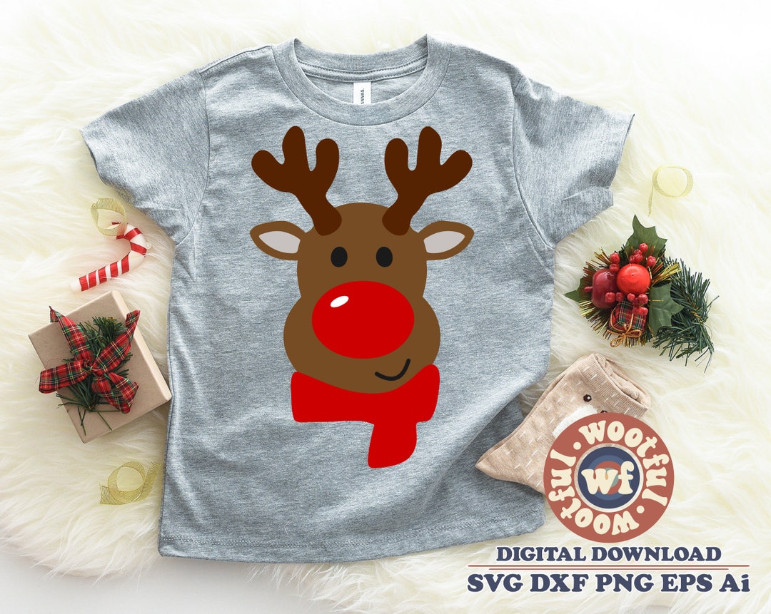 Rena svg, Rudolph svg, Rosto de rena svg, Feliz Natal svg, Inverno svg ...