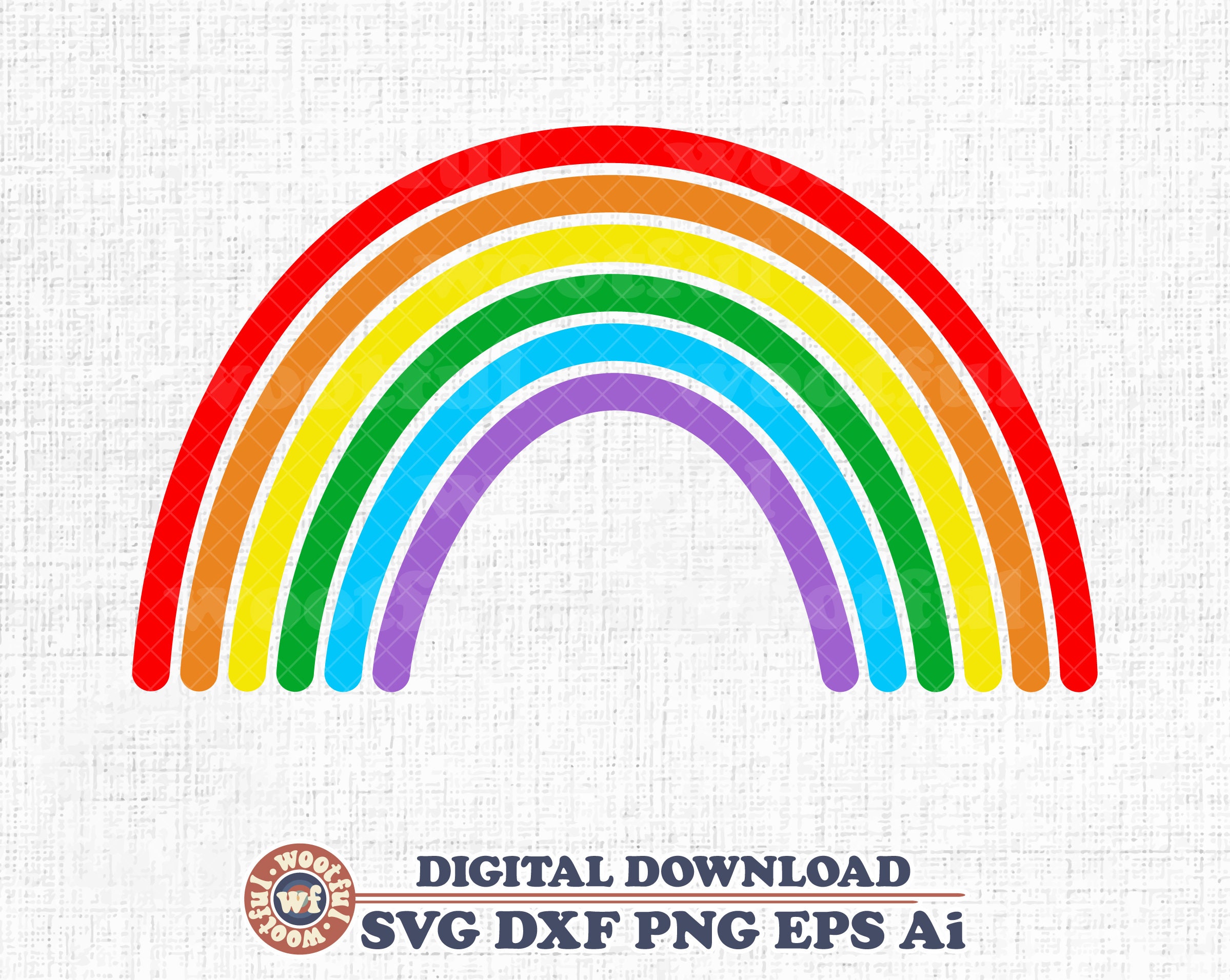 Rainbow svg Rainbow Clipart svg Simple Rainbow svg Svg Dxf - Etsy México