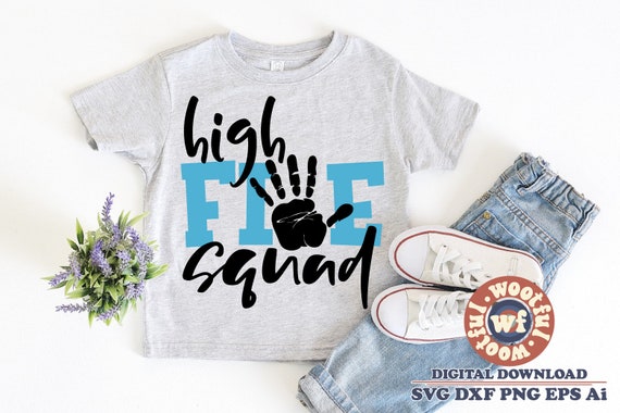 High Five Squad svg Boys Birthday svg Girls Birthday svg I | Etsy