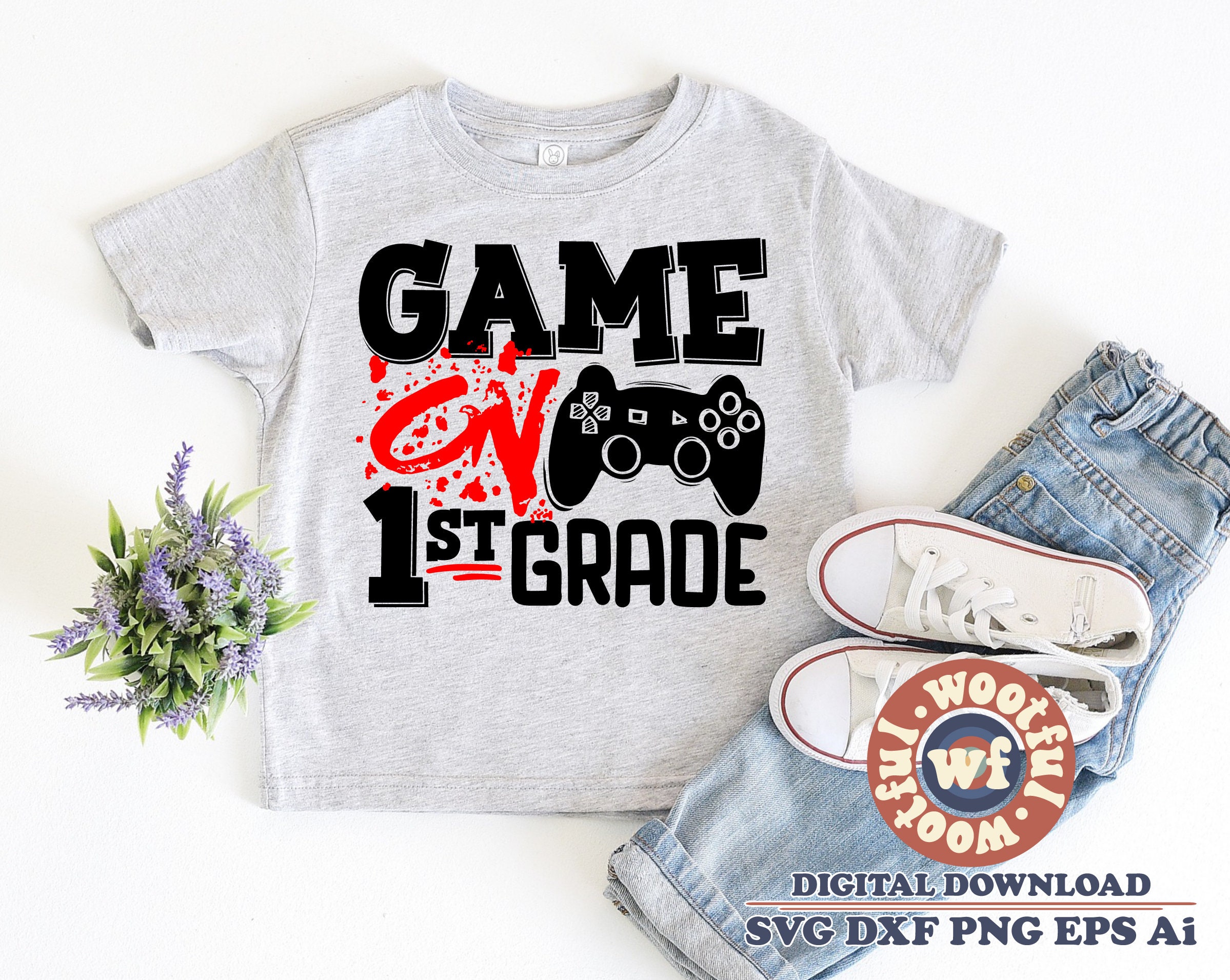 Game on Back to School SVG Bundle, Grades 1-6 (digital Download) - Etsy