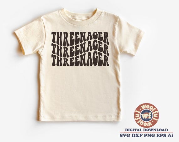 Threenager Svg Three Svg Boys Birthday Svg I Am 3 Svg 3rd | Etsy