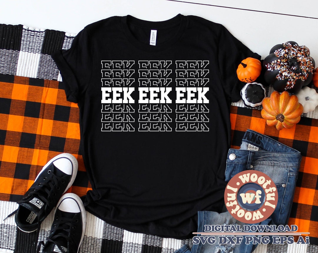 Eek Eek Eek Svg Trick or Treat Svg Fall Svg Autumn Svg - Etsy