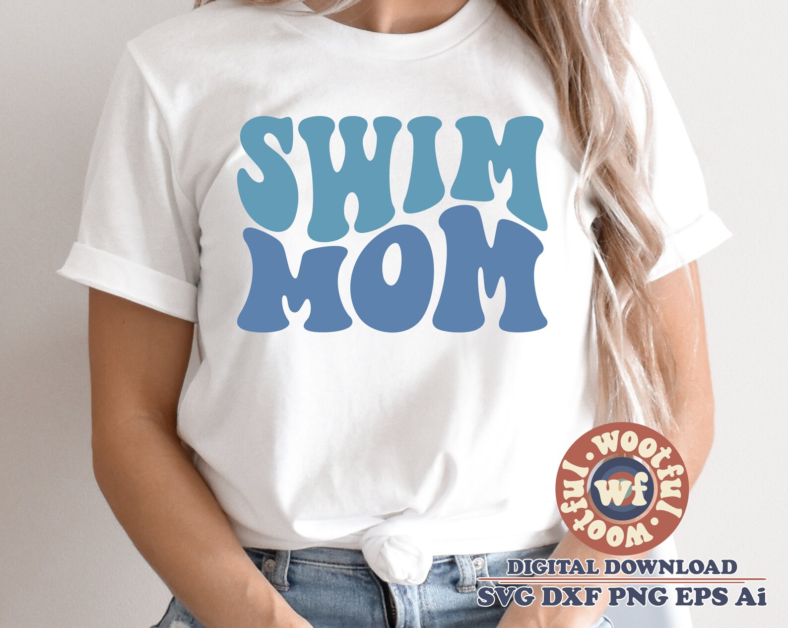 Swim Mom Svg, Swimming Svg, Swimmer Svg, Wavy Stacked Svg, Swim Mama ...